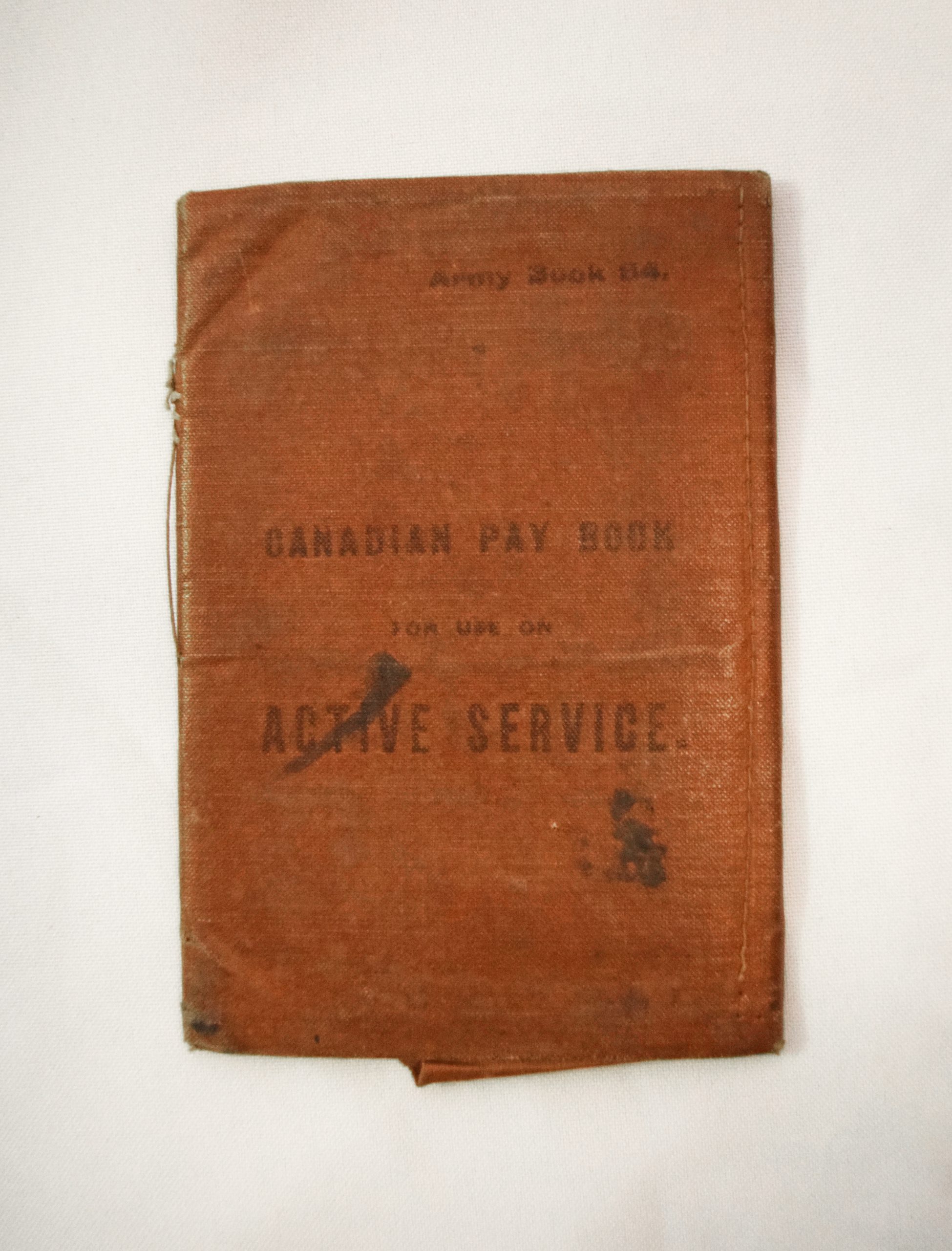WWI Paybook – Maple Ridge Museum
