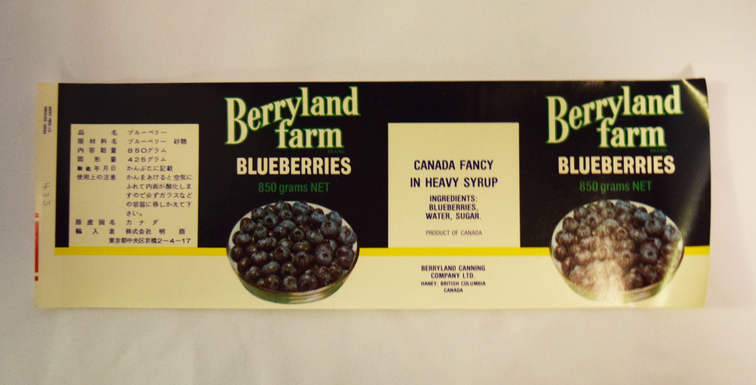 Berryland Cannery Labels – Maple Ridge Museum