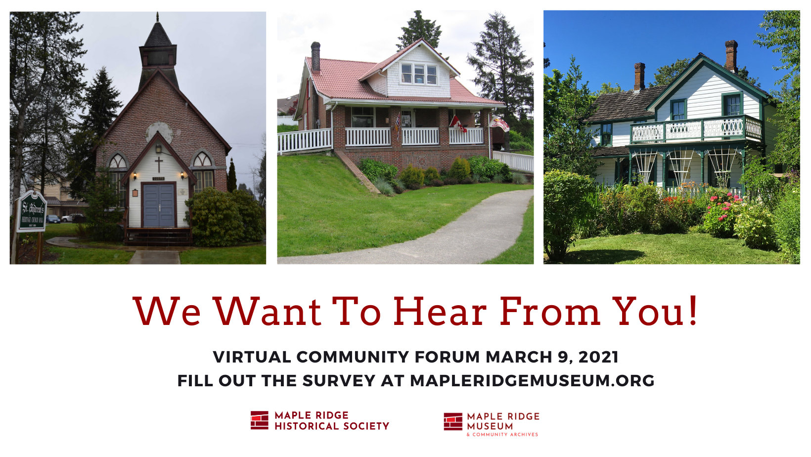 Community Engagement Survey – Maple Ridge Museum
