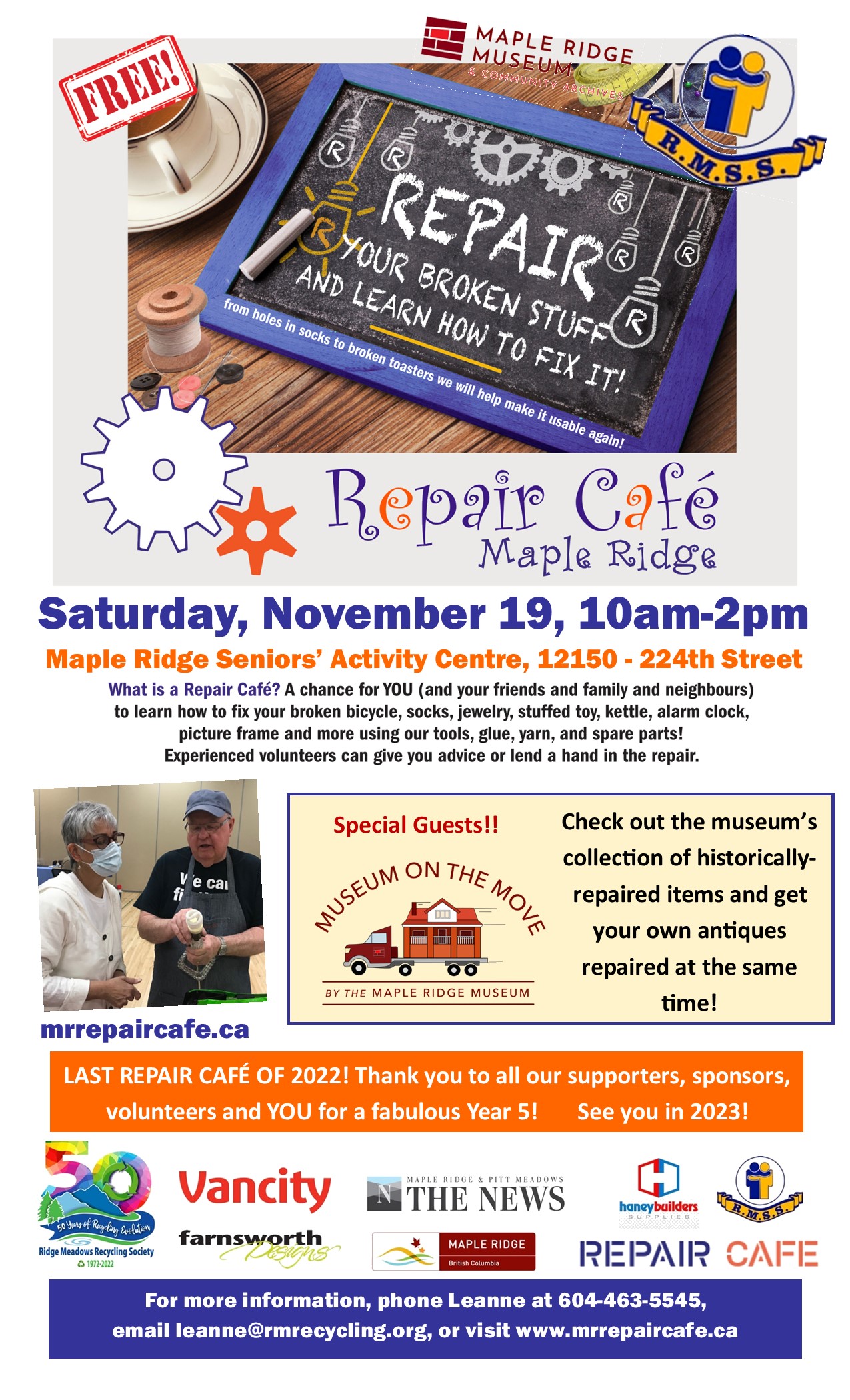 Museum on the Move – Maple Ridge Museum